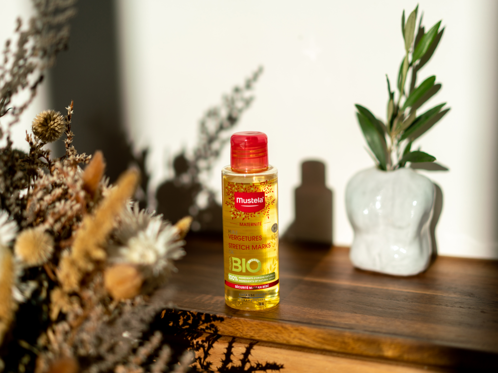 Huile anti-vergetures Bio - Soins Grossesse | Mustela